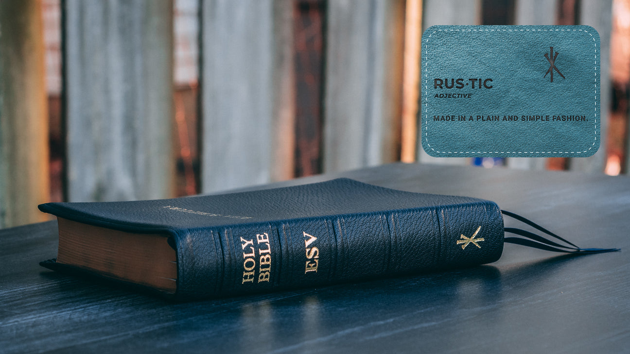 Rustic Leatherworks - Bible Rebinding and Quality Leather Goods
